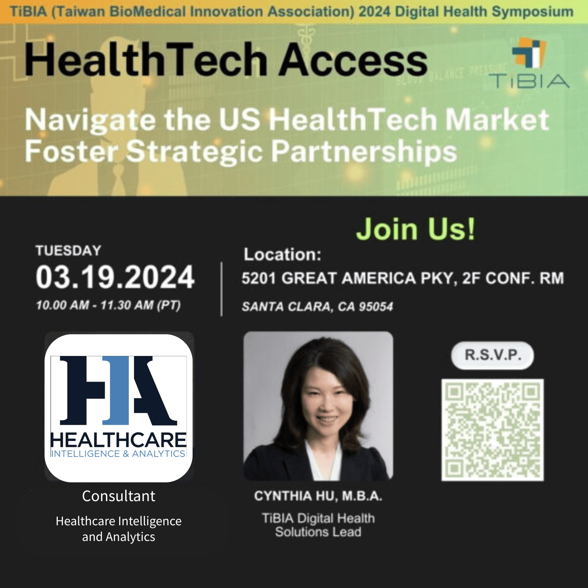 TiBIA 2024 數位醫療 HealthTech 矽谷研討會 — TiBIA 台灣生醫創新學會